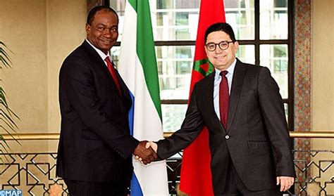 Examen à Rabat des moyens de renforcer la coopération entre le Maroc et la Sierra Leone