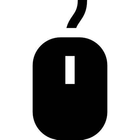 Mouse Basic Straight Filled Icon