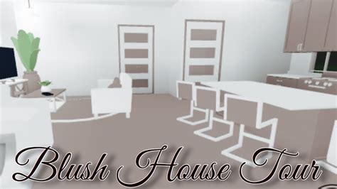 Blush Pink House Tour •bloxburg• Youtube