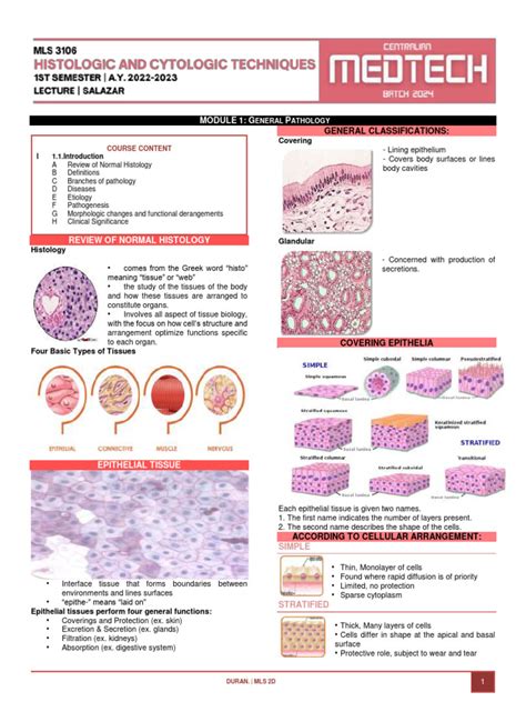 Histopath Pdf Epithelium Necrosis