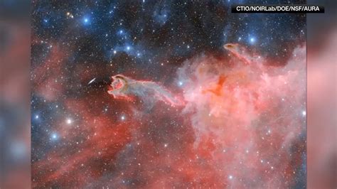Gods Hand Stunning Space Image Shows Shape Of Hand Reaching Across The Galaxy Abc13 Houston