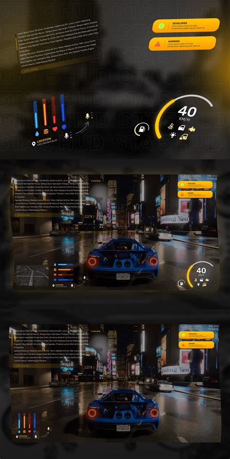 Gta Hud Ui Design Fivemragemp Behance
