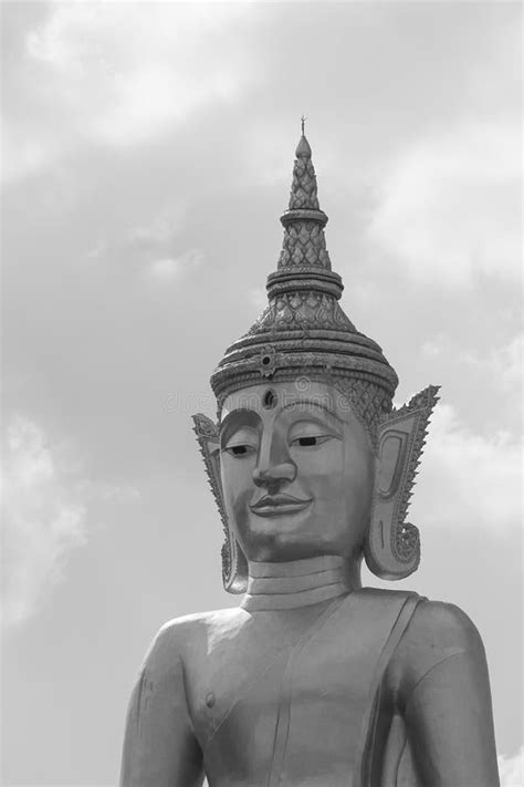 Golden Buddhist Statues And Carving Showing Intricate Details And