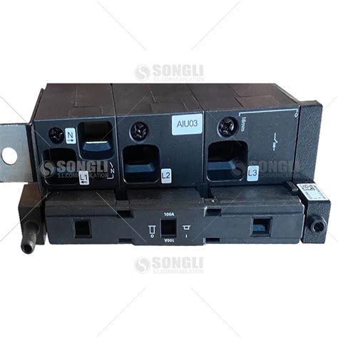 Telecom Power Supply Ac Input Module Aiu03 100c 100a 4p Input Module