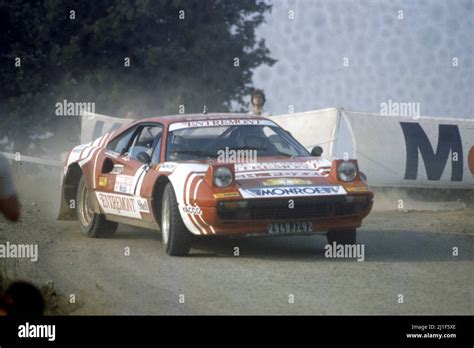 Jean Claude Andruet Fra Denise Emmanuelli Fra Ferrari 308 Gtb Gr4