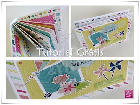 Pink And Fun Tutorial Scrapbook Mini Album