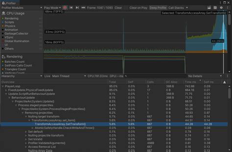 C Job System How When To Manage Transformaccessarray Unity