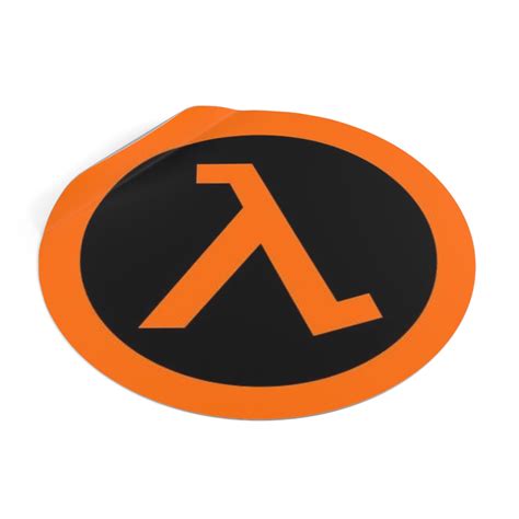 Lambda Half Life Sticker Vinyl Etsy
