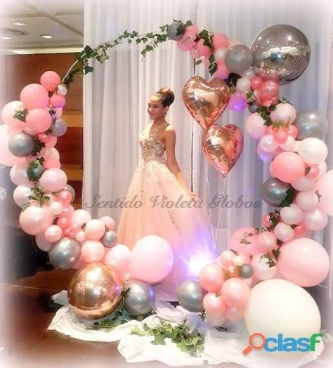 11 Ideas De Arreglos Globos Para 15 Años En 2021 Fiesta De 15