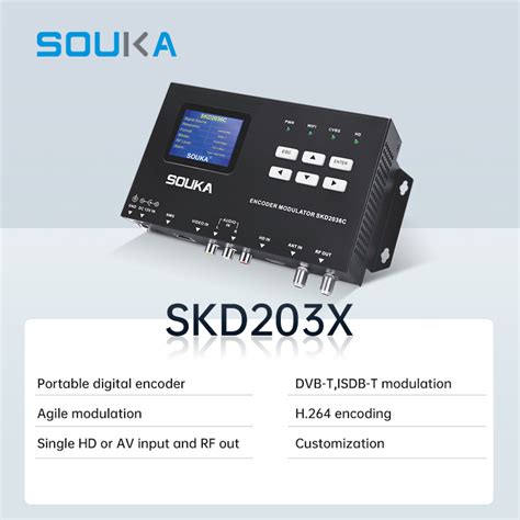 Digital RF out Single Channel HD or AV Input CATV System Modulator ...