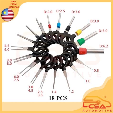 18pcs 38pcs 59pcs Socket Terminal Extractor Kit Set Ejector Pin Wire