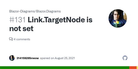 Link Targetnode Is Not Set Issue Blazor Diagrams Blazor Diagrams Github