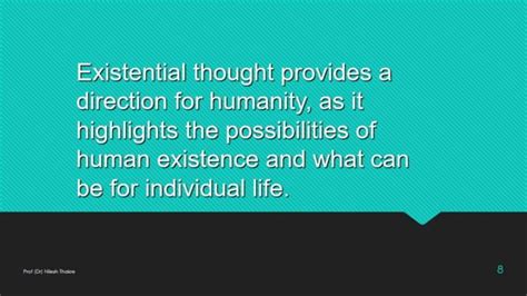 Dr Thakre Existential Theory Of Personality Slide Sharepdf