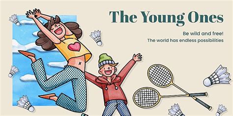 Blog Header Template With Happy Youth Fun Concept Template Download On