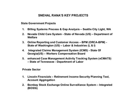 Key Projects