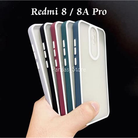 Jual Pro Hybird Redmi 8 8a Softcase Halus Dan Elegan Pinggiran Garis