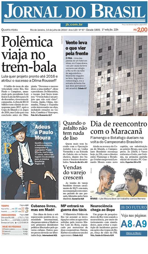Blog Do Favoretto Adeus Jornal Do Brasil