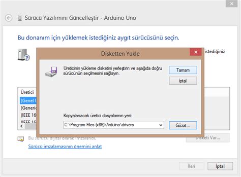 Arduino UNO Sürücüleri Bilgisayara Nasıl Yüklenir