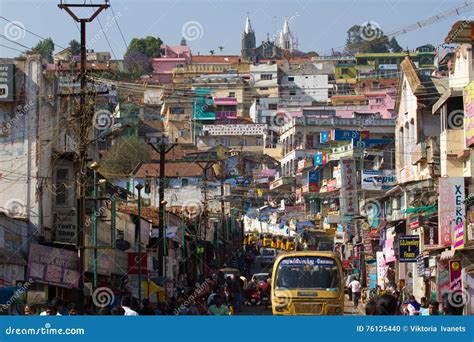 Indian City Ooty Coonor Nilgiris Tamil Nadu Editorial Image Image