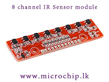 8 Channel Tracking Module Infrared IR Detection Sensor Module