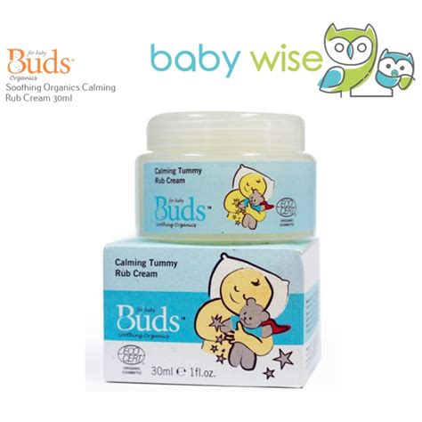 Buds Soothing Organics Calming Tummy Rub Cream 30ml Shopee Indonesia