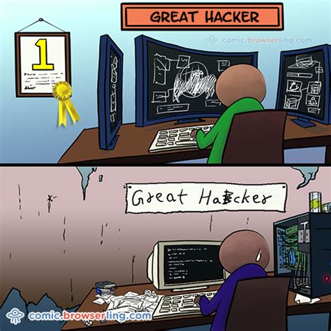 What You Thought Great Hackers Look Like Vs What They Really Are Like Hack Hacker Hacking