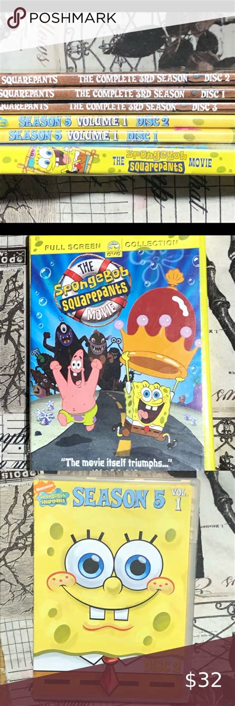 Spongebob Squarepants Dvd Lot