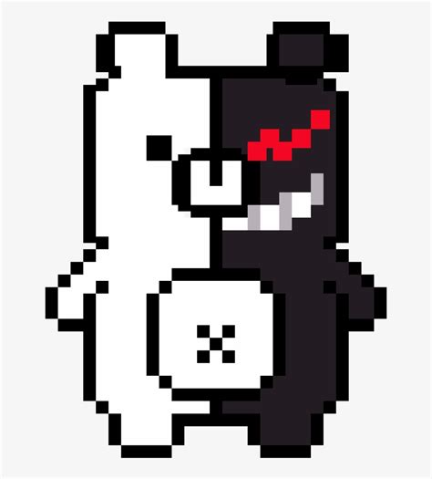 Monokuma Danganronpa Pixel Art X Png Image Pngjoy My Xxx Hot Girl