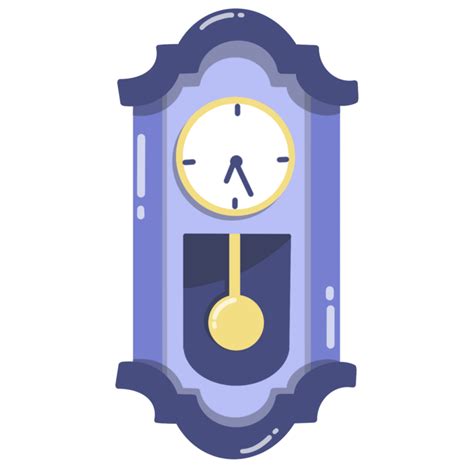 Vintage Wall Clock Illustration 40548149 Png