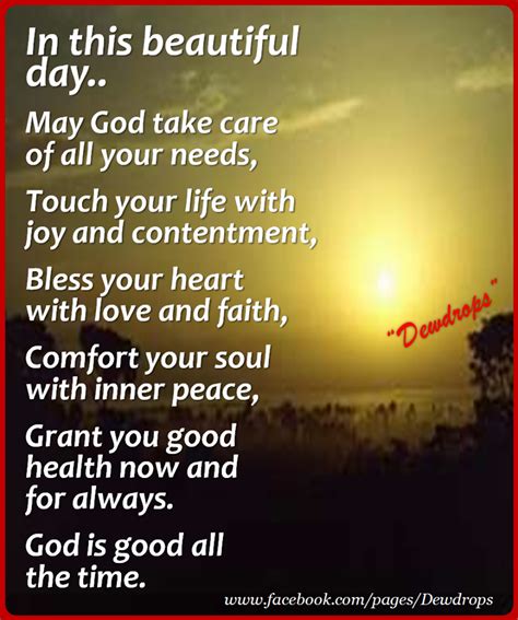 In This Beautiful Day Day God Spiritual Good Morning Good Morning
