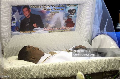 Body Of Boxing Legend Hector Macho Camacho Is Seen During In A Public