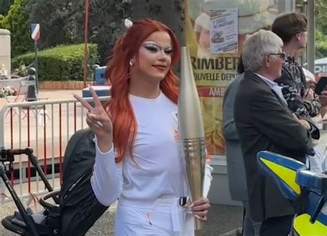 Drag Star Nicky Doll Carries The Olympic Flame Lgbtq Nation