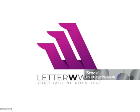 날개로서의 초기 문자 W의 모노그램 아나그램 0명에 대한 스톡 벡터 아트 및 기타 이미지 0명 개념 개념과 주제 Istock