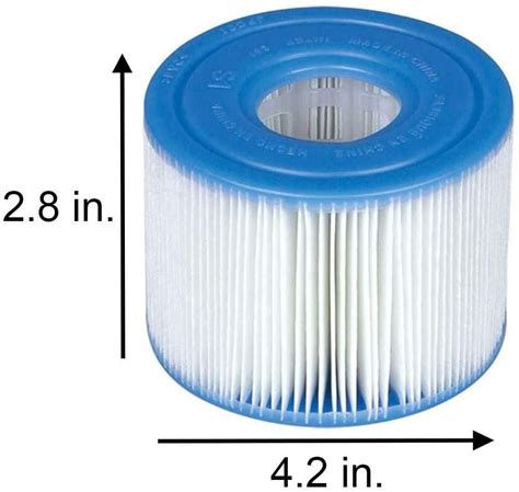4 Cartouches De Filtration Pour Spa Gonflable Intex PureSpa