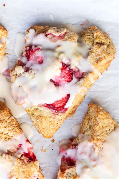 Strawberry Shortcake Scones The Sweet And Simple Kitchen