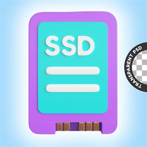 Premium Psd Ssd 3d Illustration Icon