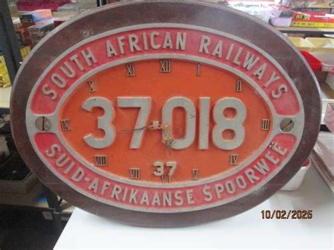 Rail Sar Sas Class 37 Original Diesel Number Plate For Sale In