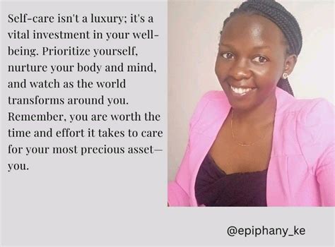 Margaret Mutindi On Linkedin Prioritize Yourself