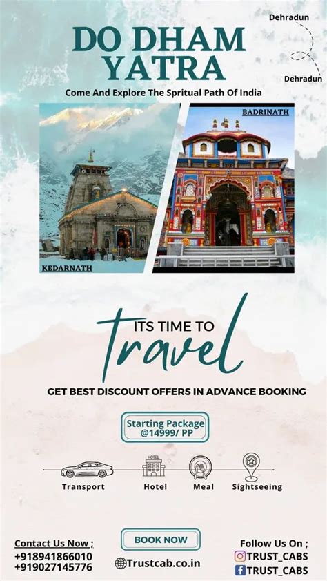 Do Dham Yatra At Person In Dehradun Id