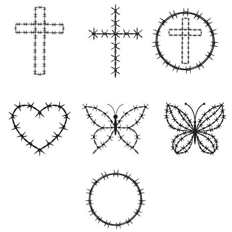 Collection Of Barbed Wire Clipart Illustration Barb Wire Art 53509336