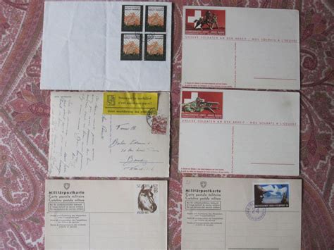 6 Cp Et Lettre Militaire C834 Doccasion à Bôle Pour Chf 5 Avec