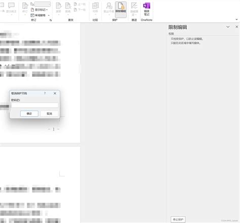 解除word的编辑保护【简单版】word Documentprotection Csdn博客