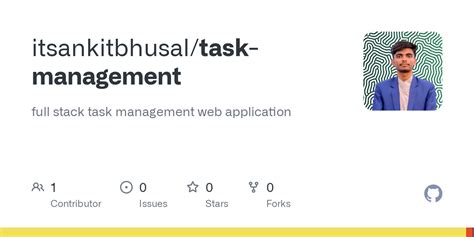 GitHub Itsankitbhusal Task Management Full Stack Task Management Web