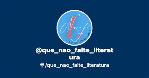 Que Nao Falte Literatura Linktree
