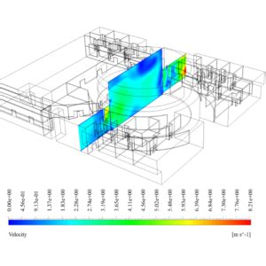 Internal Airflow Of Atrium CFD Simulation ANSYS Fluent Training MR CFD