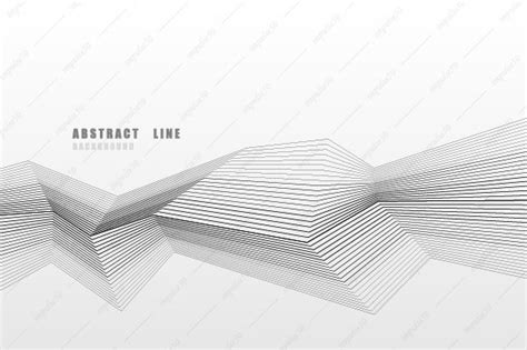 Abstract Tech Lines Pattern Design Style Graphic By Impulse50 Creative Fabrica