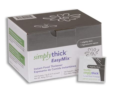 SimplyThick EasyMix 100 Count Of 4g Individual Packets Gel