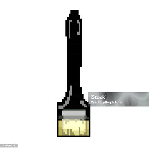 도구 브러시 페인트 게임 픽셀 아트 벡터 일러스트레이션 더러운에 대한 스톡 벡터 아트 및 기타 이미지 더러운 모양 밝은 빛 Istock