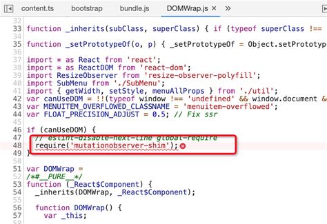 mixing of require and import statement · issue 246 · react component