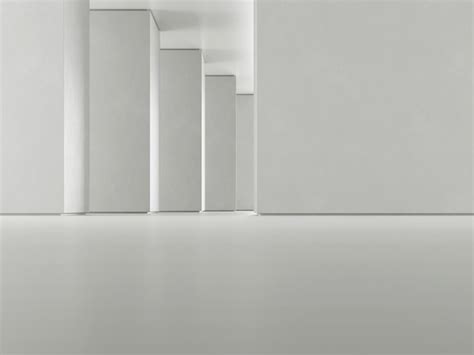 추상 콘크리트 건축 디자인의 3d 렌더링 프리미엄 사진